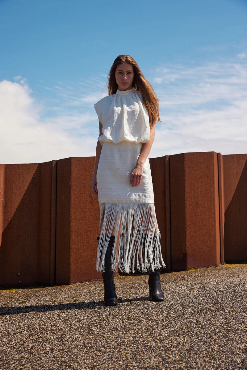 Bruuns Bazaar Pentzia Malisa Dress | Snow White – Housekeepers Design